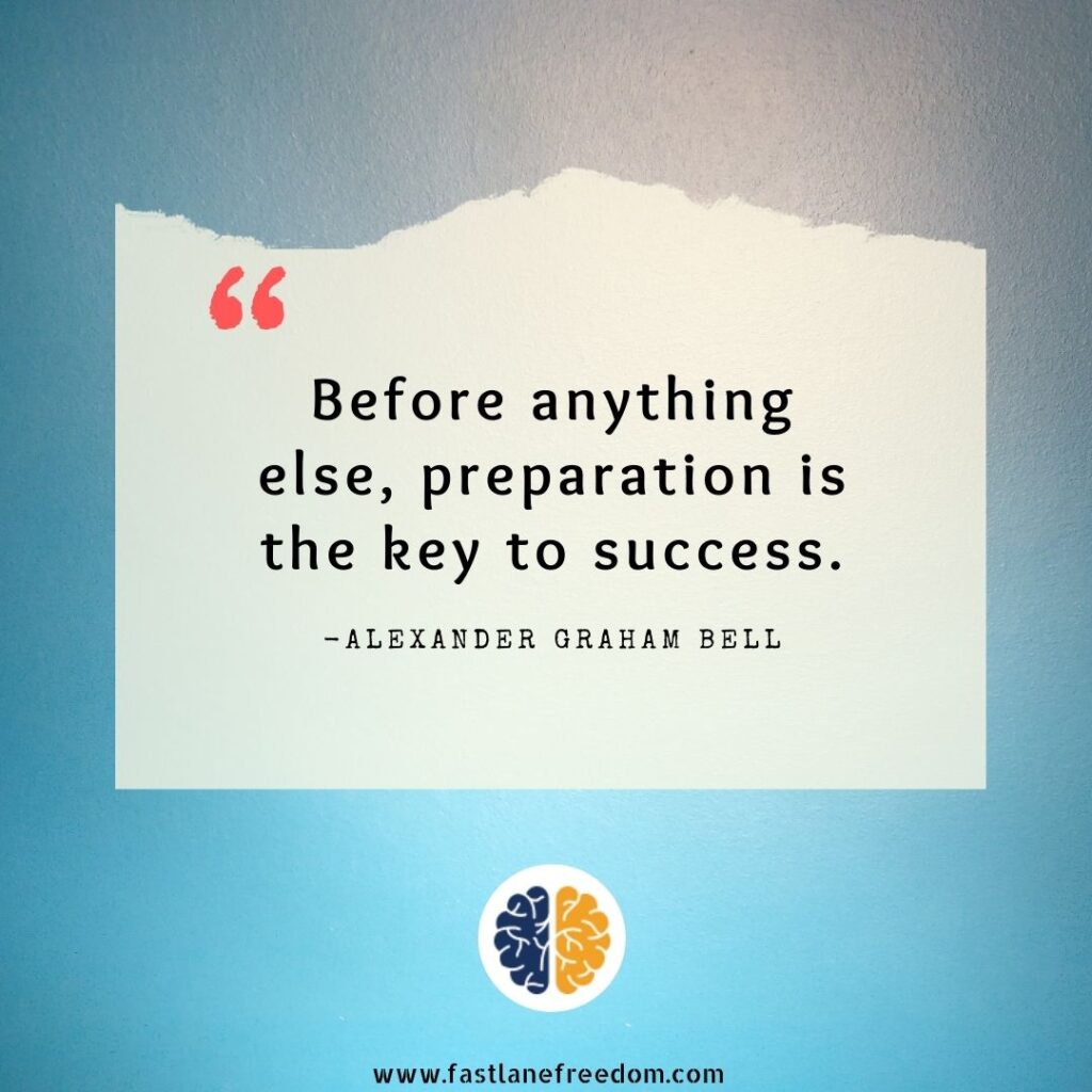 11 Motivational Quotes on Preparation and Practice - Fastlane Freedom